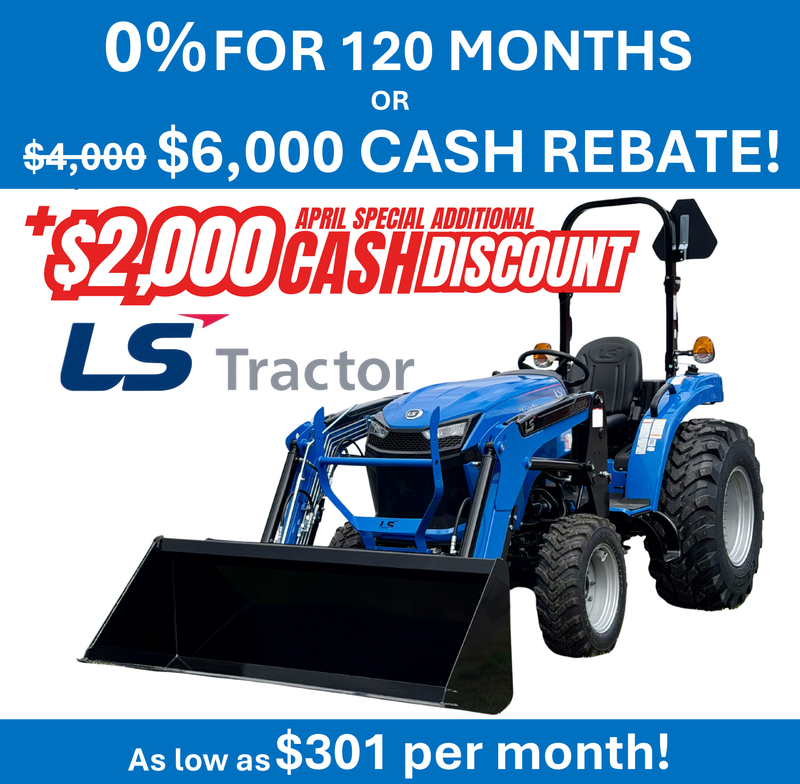 LS Tractor MT242H Compact Tractor WITH LOADER - 42.5 HP (19003052)